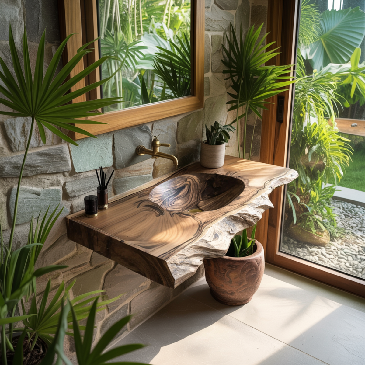 Floating Bathroom Vanity – Timberustic